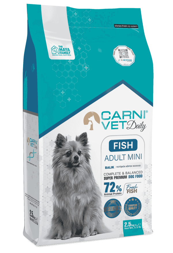 Mama İste - CARNI VET DAILY MİNİ KÖPEK MAMASI BALIKLI 2.5KG